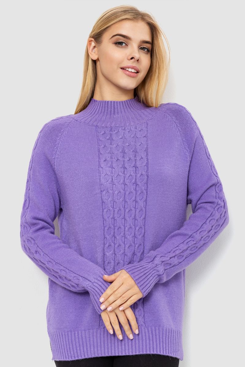 Свитер женский, цвет сиреневый, 221R20PCS7 купить в Украине | Цена ...